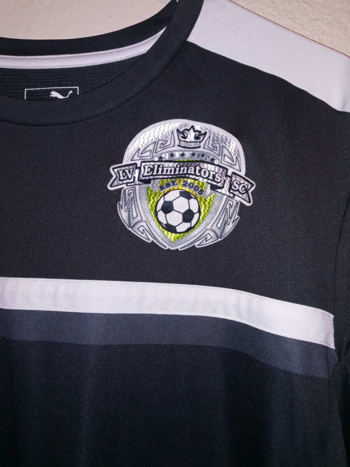 Puma Men's LV Eliminators SC Dry Cell Logo Simple Bla… - Gem