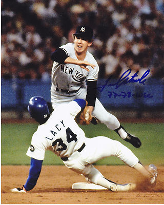 FRED STANLEY NEW YORK YANKEES 77-78 WSC ACTION SIGNED 8x10 | eBay
