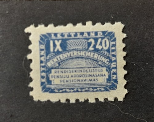 WWII German occupation Ostland Estonia Latvia Lithuania Revenue stamp ...