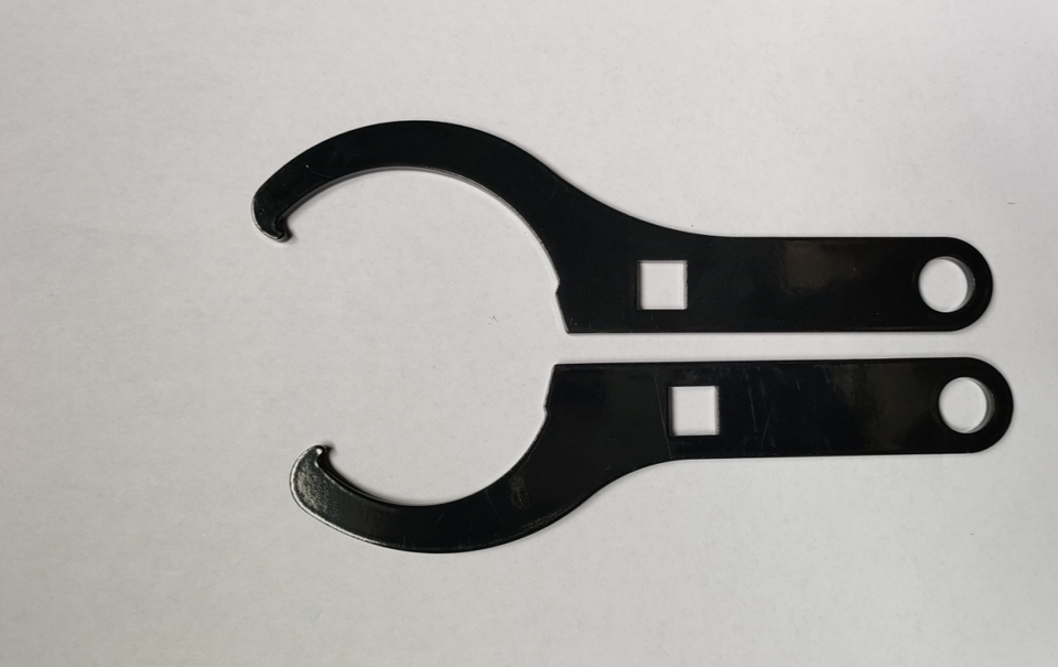 1 Pair Steel Shock Adjustment Tool Suspension Spanner Wrench Coil Over ...