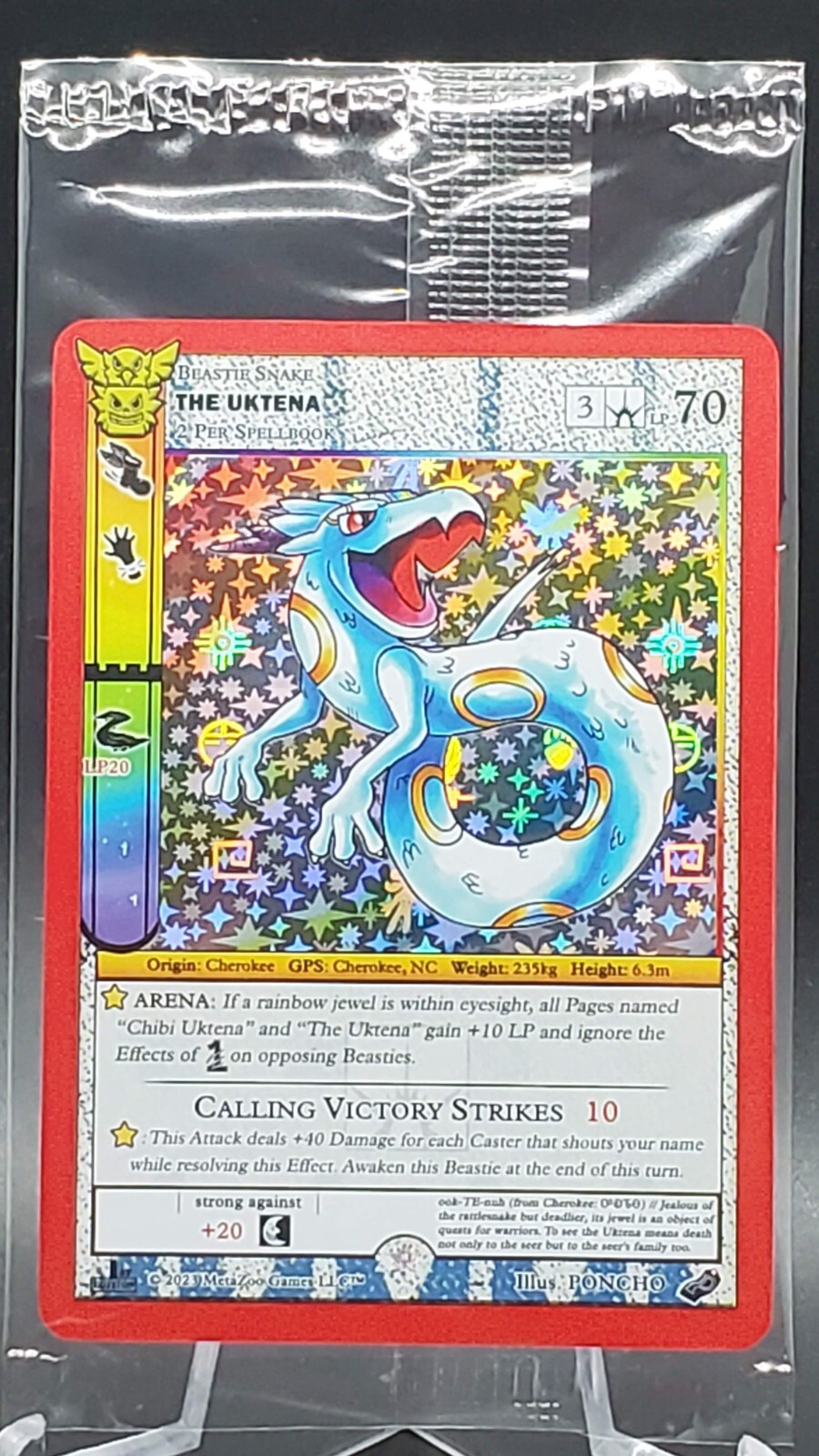 The Uktena MetaZoo 1st Edition Full Holo Foil NATIVE Promo Card. NM ...