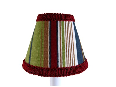 Varsity Stripe Chandelier Shades, 5" Mini Lamp Sconce Shade, Boy's room ...