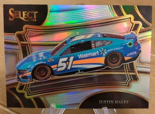 2024 Panini Select - Pit Road Justin Haley #128 Silver Prizm for sale ...