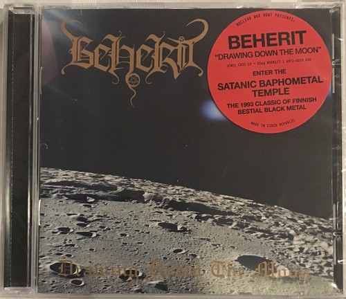 Beherit - Drawing Down the Moon CD 2023 Nuclear War Now - ANTI-GOTH 600 ...