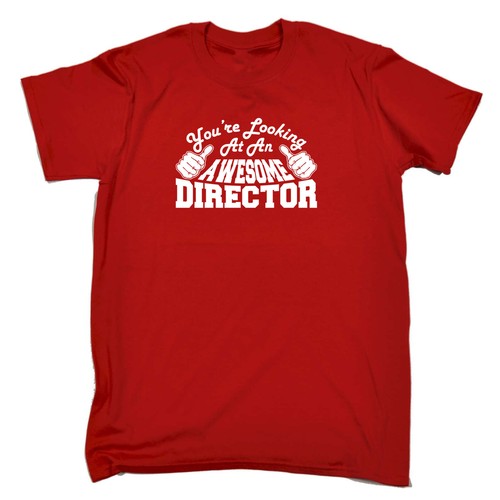 Youre Looking At An Awesome Director - Mens Funny Novelty T-Shirt ...