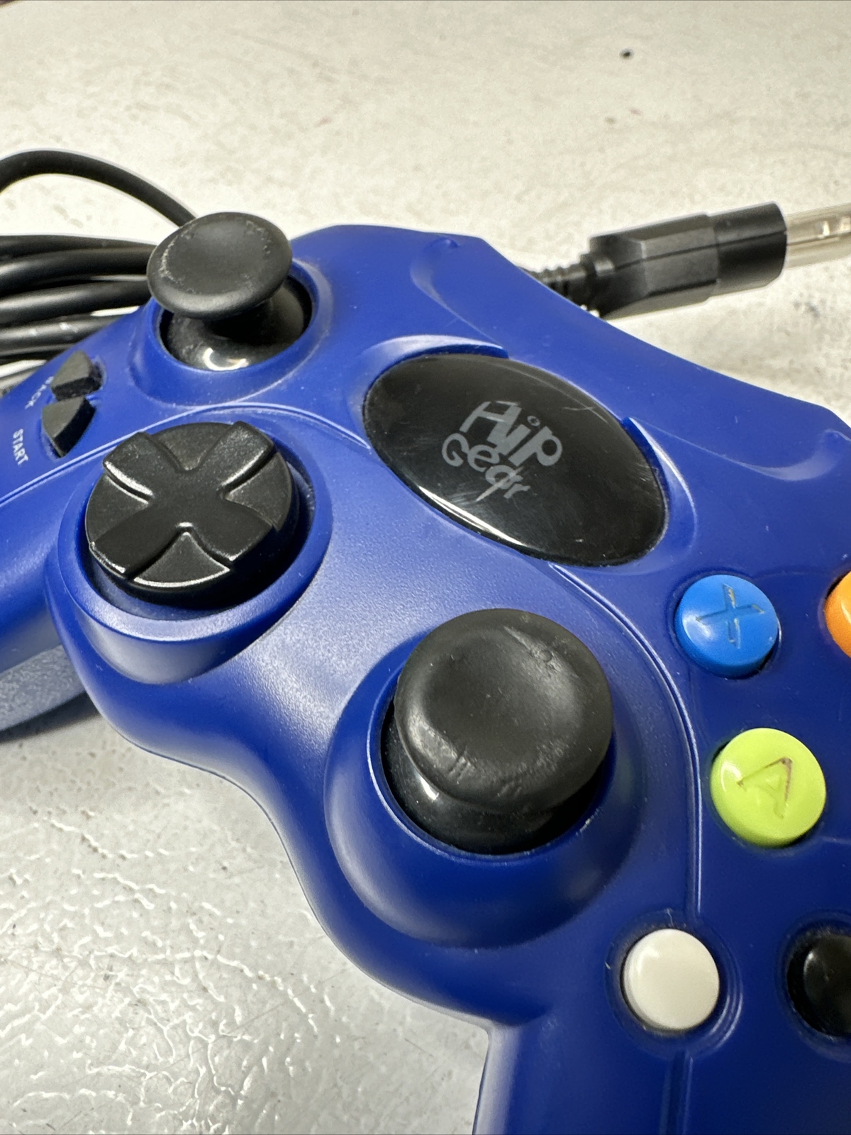 Hip Gear Original Microsoft Xbox Controller Dark Blue WIRED | eBay