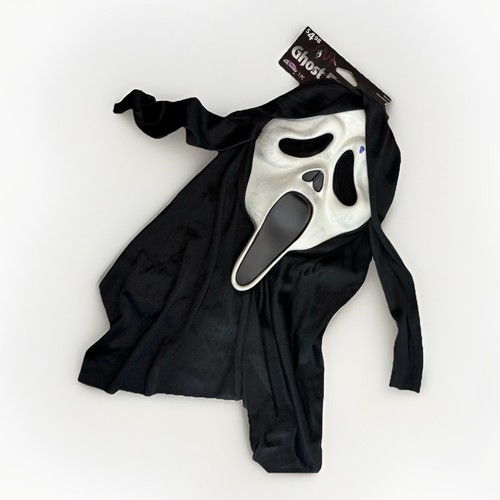 Ghost Face Scream Mask Fun World $4.98 Tag Blue Marbled Variant Horror ...