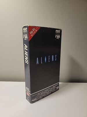 Aliens VHS CBS FOX Video Red Label 1987 86162150432| eBay