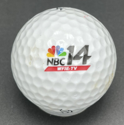 NBC Channel 14 WFIE TV Logo Golf Ball (1) Titleist DT 2-Piece Pre-Owned ...