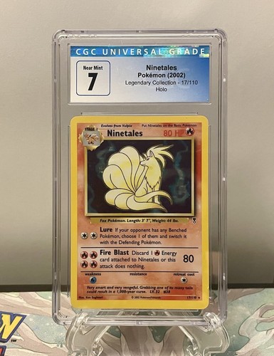 Pokémon TCG Ninetales Legendary Collection 17/110 Holo Unlimited Holo ...