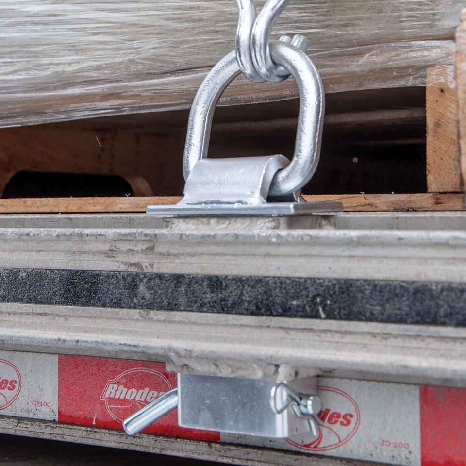 VULCAN Lasso Snap Hook Tie Down Kits - Stake Pocket D Rings - Silver ...