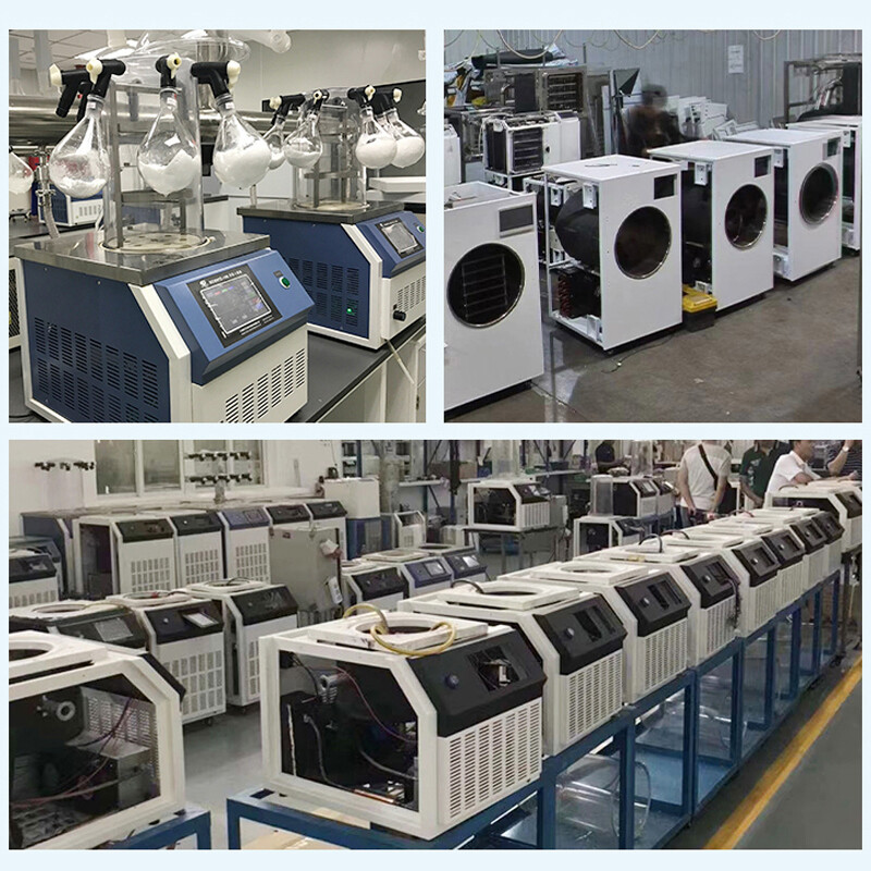 -60℃ Vacuum Freeze Dryer Lyophilizer Multi-Manifolds Freezing Drying ...