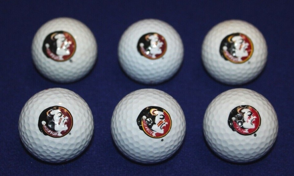 NCAA Golf Balls College Logos - Choice from dropout - Sets of 1, 3, 6 ...