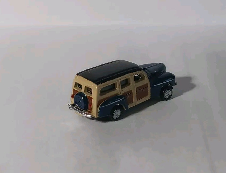 Classic Metal Works Blue 1948 Woody Wagon N scale | eBay
