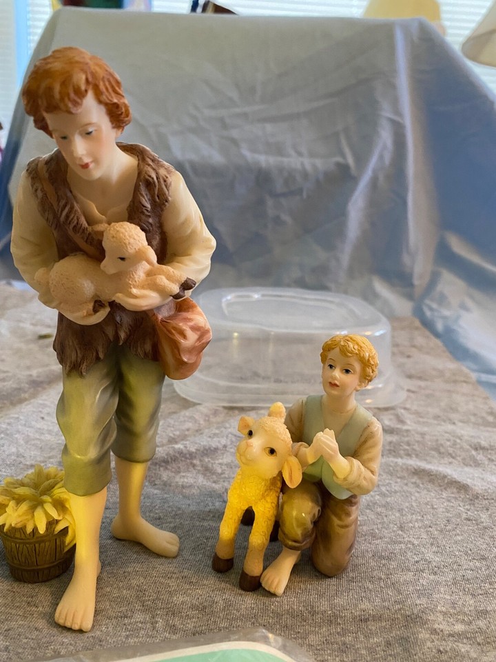 Seraphim Classics Nativity Shepherd With Sheep 1997 Roman Inc #78125 ...