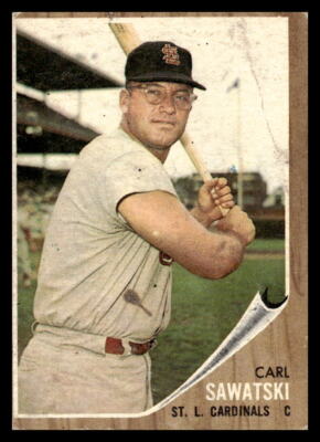 1962 Topps Carl Sawatski #106 St. Louis Cardinals Baseball Card | eBay