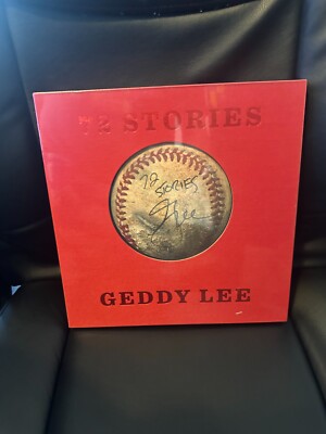 New Sealed Geddy Lee Signed 72 Stories Limited Edition Book Autographed ...
