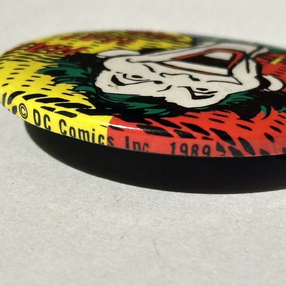 Vintage The Joker Pin 1.75” (1989) Batman DC Comics Button Badge | eBay