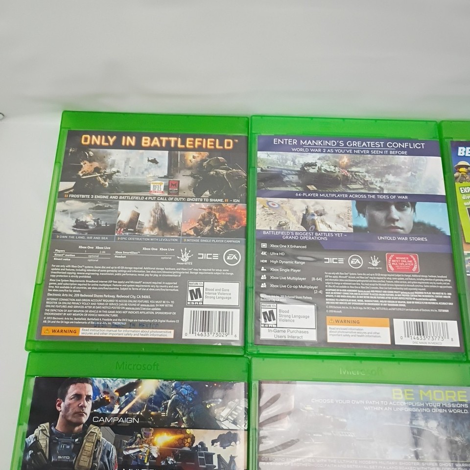Xbox One Game Lot Bundle 18 Video Games | eBay