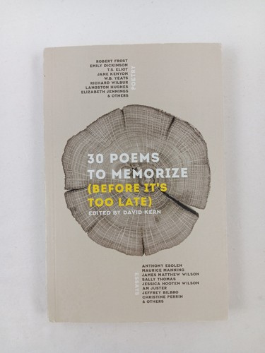 30 Poems to Memorize [Before It's Too Late] 9781734785319| eBay