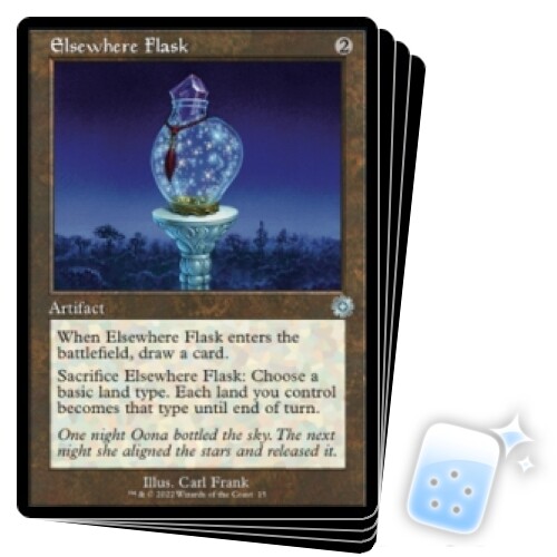 ELSEWHERE FLASK X4 The Brothers' War Retro Artifacts Magic MTG MINT ...