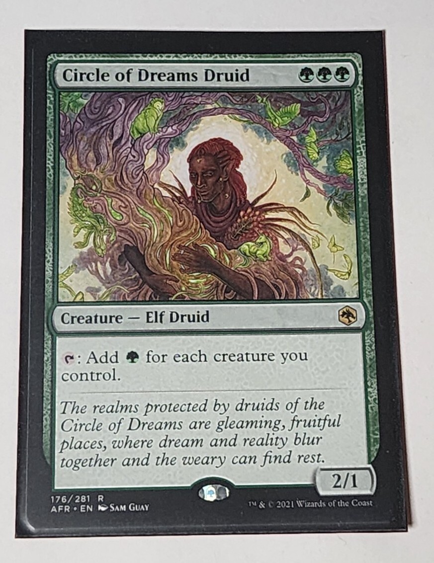 MTG Circle of Dreams Druid – Adventures in the Forgotten Realms Card ...
