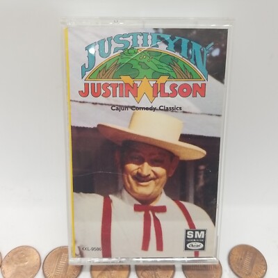 Justin Wilson - Justifyin' - Cajun Comedian Cassette Tape (1988) | eBay