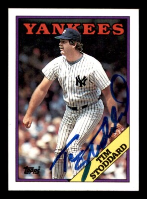1988 Topps Baseball #359 Tim Stoddard Signed Autograph (No COA) *e2 | eBay