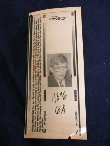 Wire Press Photo 1992 Arthur Seale Morris County courthouse Morristown ...