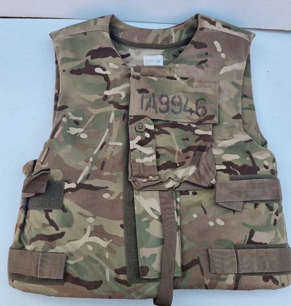 ECBA British Army Body Armour Cover With / Without Soft Filler | eBay UK