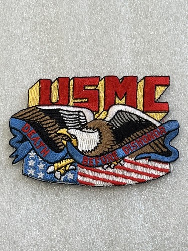 MARINE CORPS USMC DEATH BEFORE DISHONOR PATCH | eBay