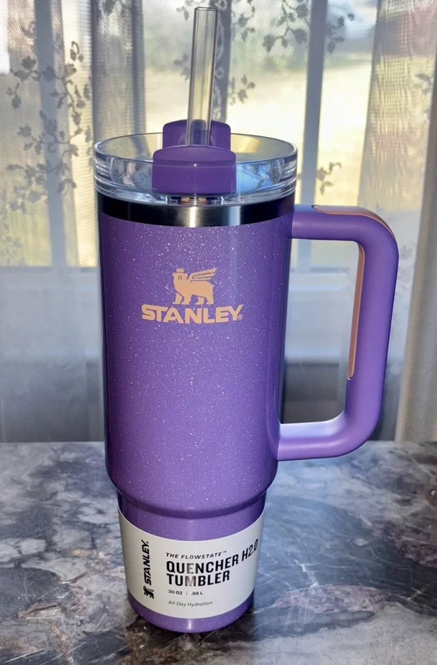 Stanley Periwinkle Shimmer 40oz 30oz 20oz SET Of 3 Quencher 2.0 Tumbler ...