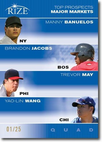 2012 Manny BANUELOS * Brandon JACOBS * Trevor MAY * Yao-Lin WANG Rize ...