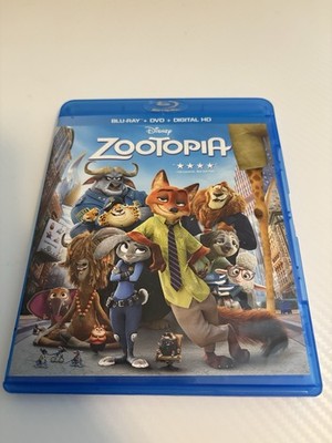 Disney Zootopia 2016 Blu-Ray + DVD + Digital HD ( Excellent Condition ...