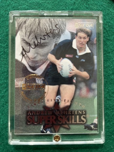 Andrew Mehrtens 1997 Ineda NZ All Black Trading Cards Signature Card ...