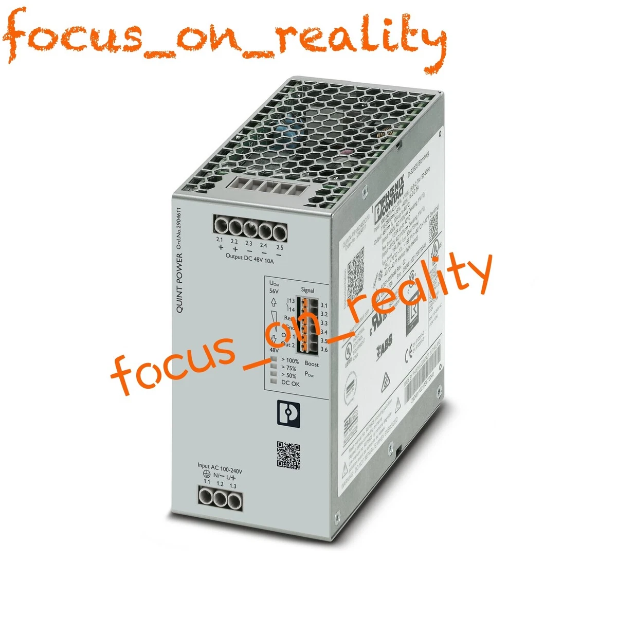 Phoenix Contact 2904601 Power Supply, ACDC, 24VDC, 10A,, 59% OFF