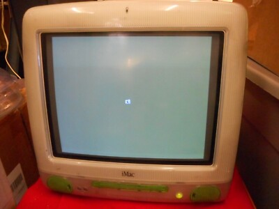 Apple iMac Green Lime G3 M5521 400Mhz no hard drive grey hockeypunk ...