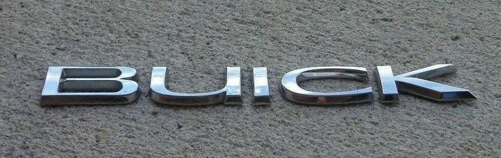 Buick emblem letters badge decal logo Lucerne LaCrosse OEM Factory ...