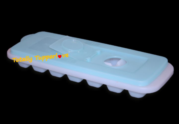 Tupperware Ice Cube Tray Freezer Mates Container & Seal Light Blue ...