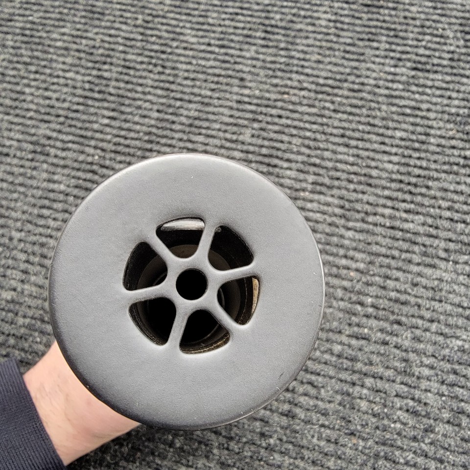 Delta Grid Drain Assembly with Overflow | Matte Black | RP6346BL | eBay