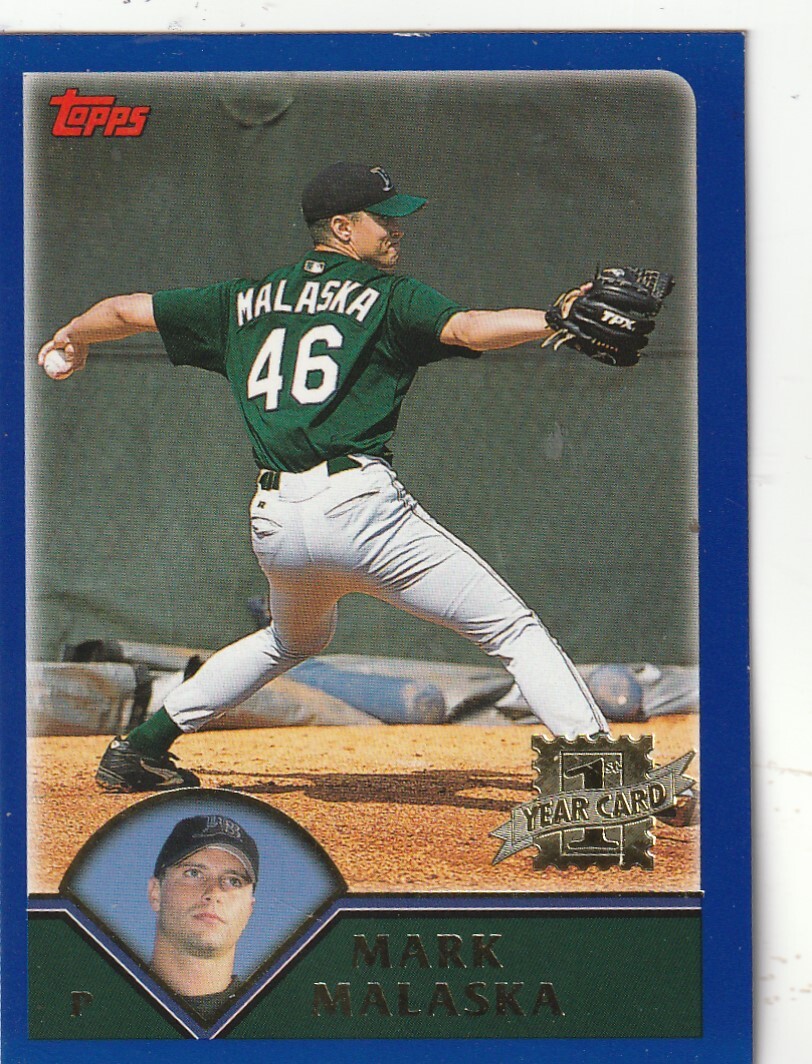 FREE SHIPPING-MINT-2003 Topps Mark Malaska #316 DEVIL RAYS | eBay