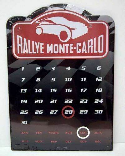 Calendar magnetic Monte Carlo Rally - Metal decorative plate | eBay