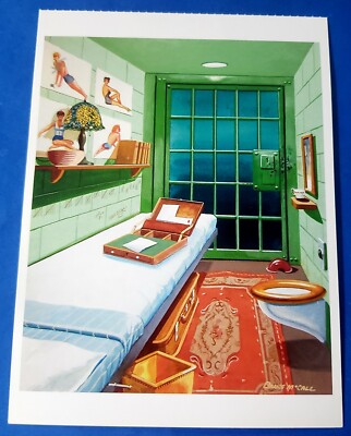 Postcard "Corporate Perks" Bruce McCall Illustration Art Card | eBay