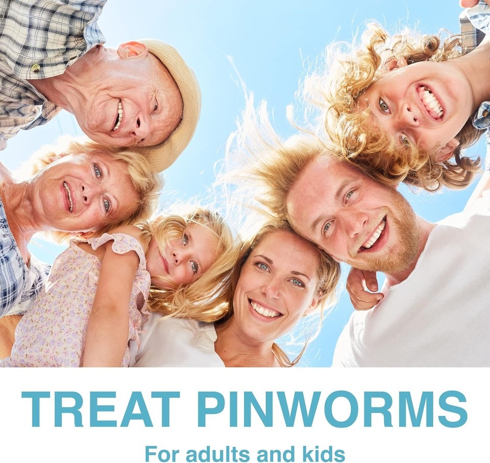 Effective Vanilla Pyrantel Pamoate Liquid 32oz - Pinworm Treatment for ...