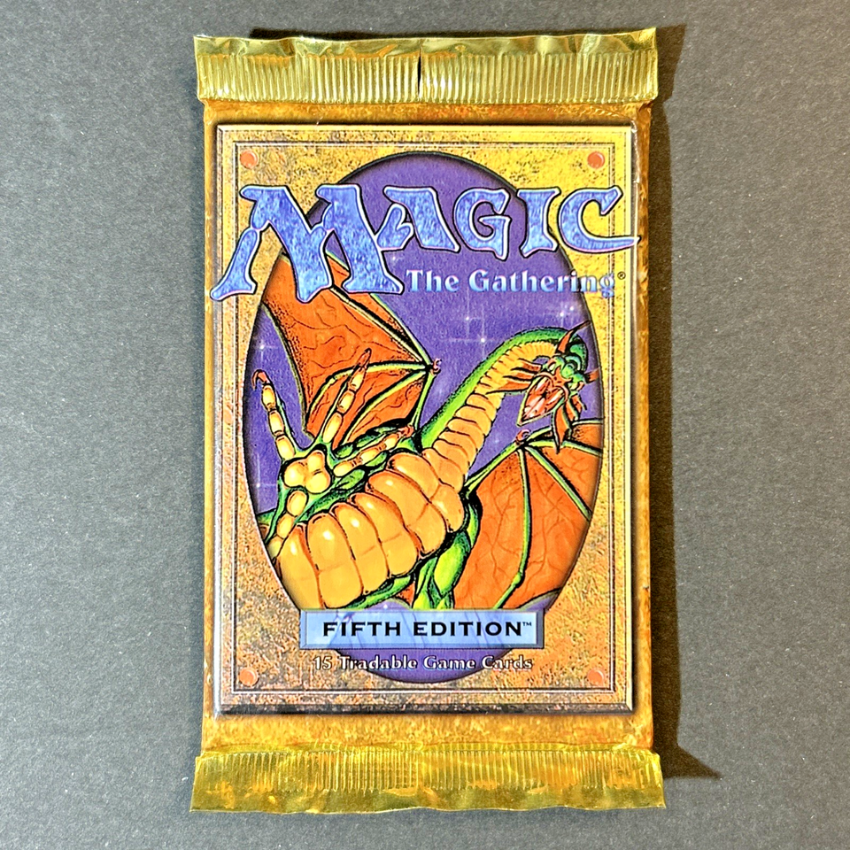 NEW SEALED Lot Of 3 Magic The Gathering MTG Fifth Edition 5th Ed ...
