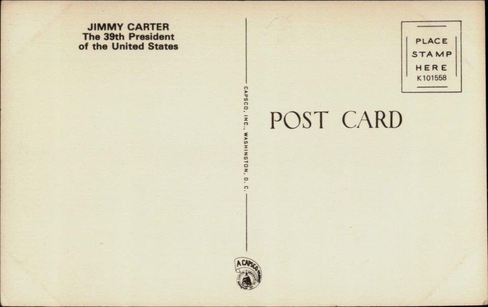 Jimmy Carter The 39th President Washington DC vintage postcard d401 | eBay