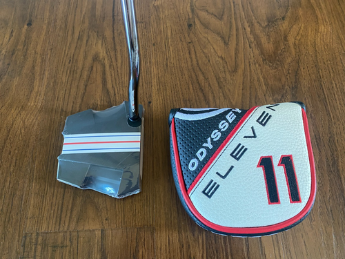 NEW Odyssey Eleven 11 Triple Track Double Bend DB 34" Stroke Lab putter ...
