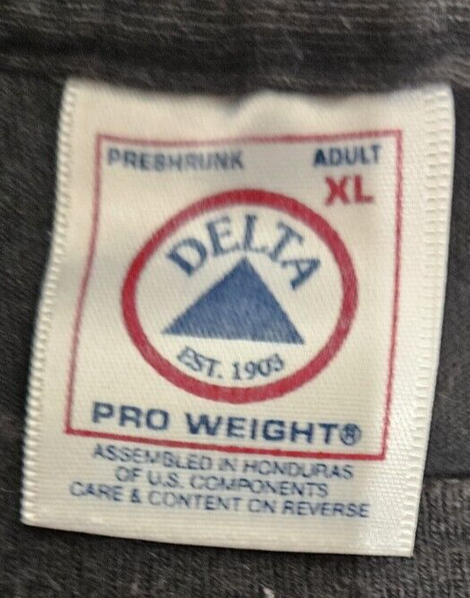 Halloween Black T-shirt Vintage Delta Pro Weight Men's XL Pre-owned | eBay