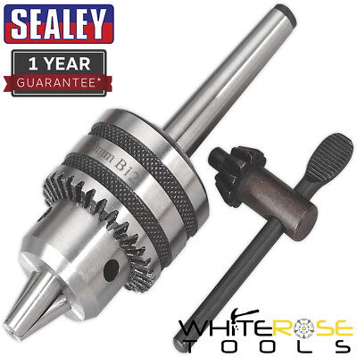 Sealey Tailstock Chuck MT1 10mm for Model No. SM2503 Mini Lathe ...