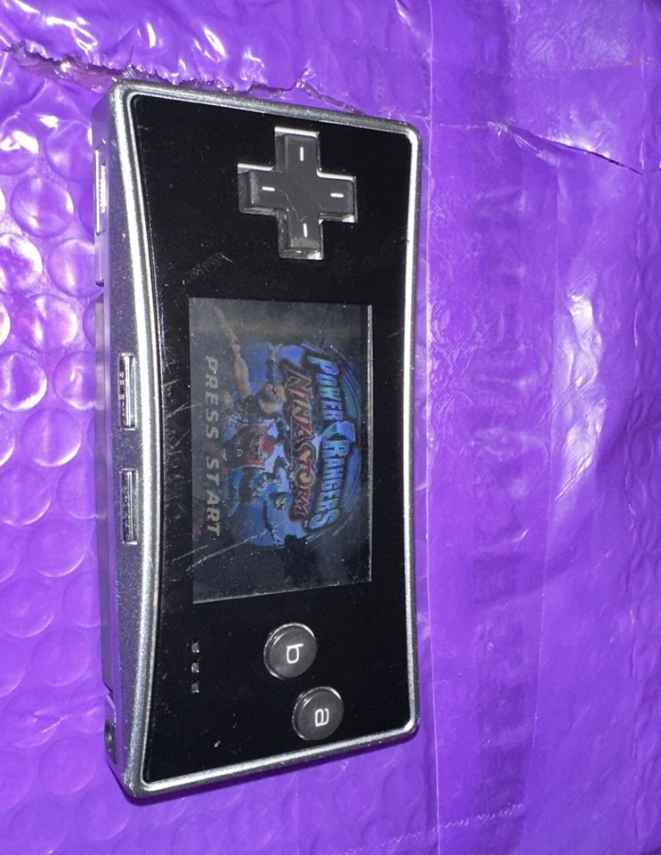 Nintendo Game Boy Micro Console Tested Works - Black (OXYSFBB) With ...